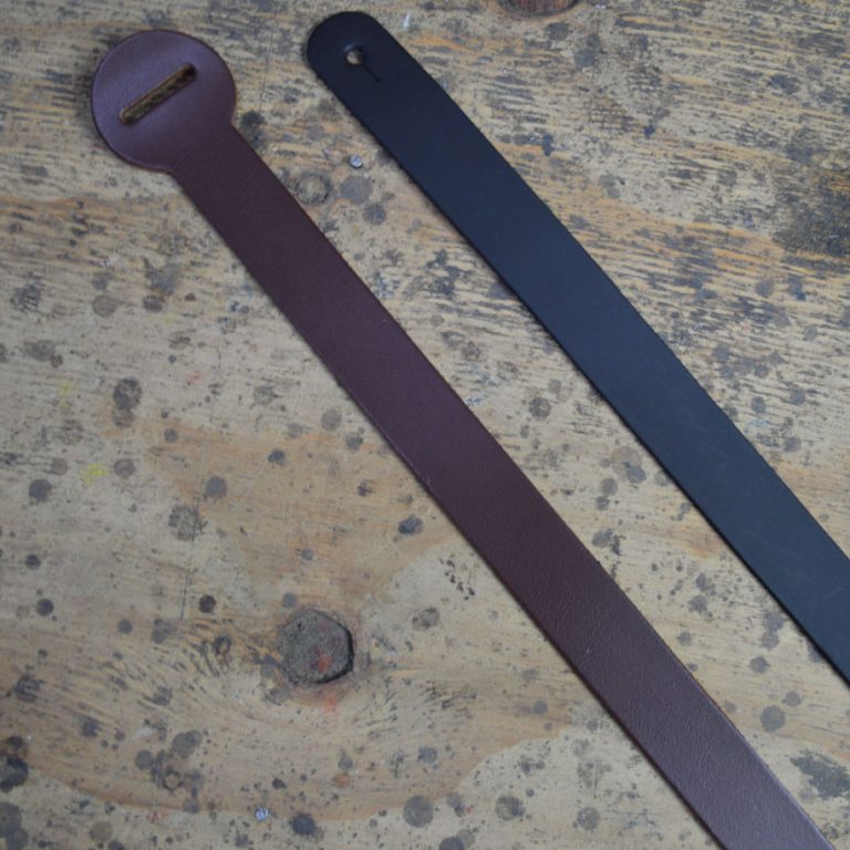 Leather Billet Guitar Strap Extension - Colonial Leather